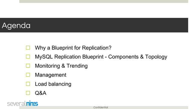 Introducing The Severalnines Mysql© Replication Blueprint Pdf Databases Computer Software