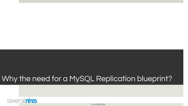 Introducing The Severalnines Mysql© Replication Blueprint Ppt