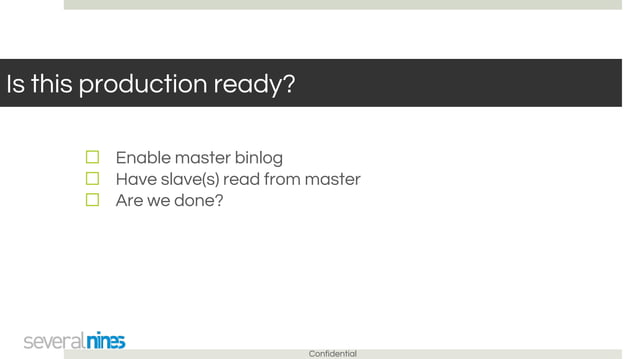 Introducing the Severalnines MySQL© Replication Blueprint | PPT