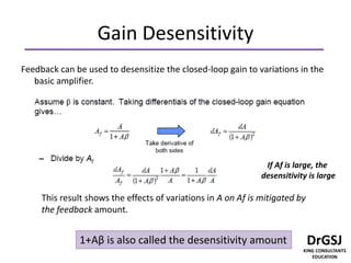 Negitive Feedback in Analog IC Design 02 April 2020 | PPTX