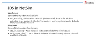 NetSim Webinar on Network Attacks and Detection | PPTX | Computer Networking | Computing