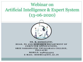 Artificial Intelligence and Expert System | PPT