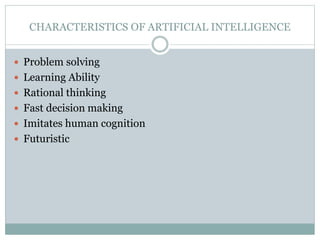 Artificial Intelligence and Expert System | PPT
