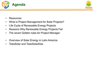 #SolarMOOC: Webinar on Project Management of Solar PV with Jeffery Lee ...