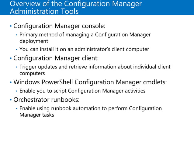 Administering And Configuring System Center Configuration Manager 2012 R2 Sp1 Pptx Web