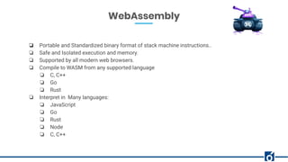 First Step towards WebAssembly with Rust | PPT