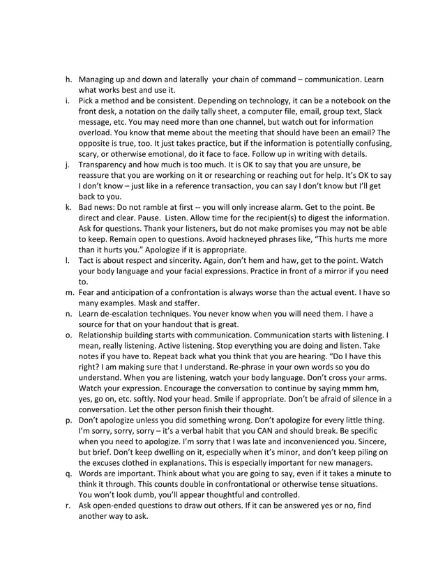 Balancing Library Management with Day-to-Day Responsibilities: Outline ...