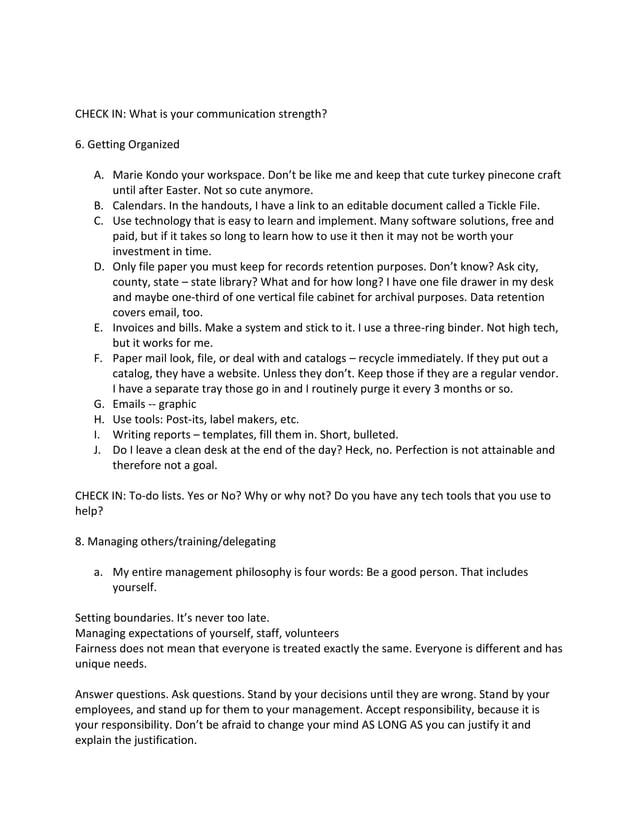 Balancing Library Management with Day-to-Day Responsibilities: Outline ...