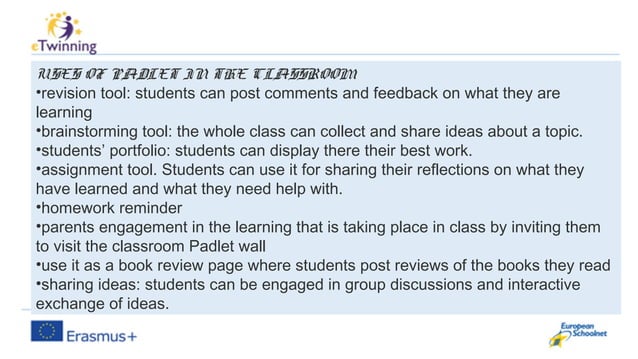 Presentation for padlet | PPT | Internet | Computing