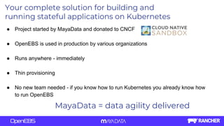 Persistent Storage for stateful applications on Kubernetes made easy ...