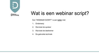 Webinar Plan Maken Pptx