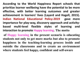 HAPPY LEARNING FACTORS OF E-PEDAGOGY | PPTX