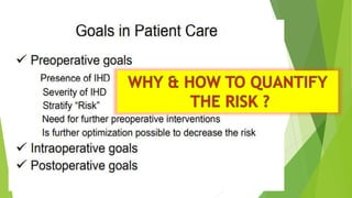 anesthesia in patient a patient with IHD posted for lap cholecystectomy ...