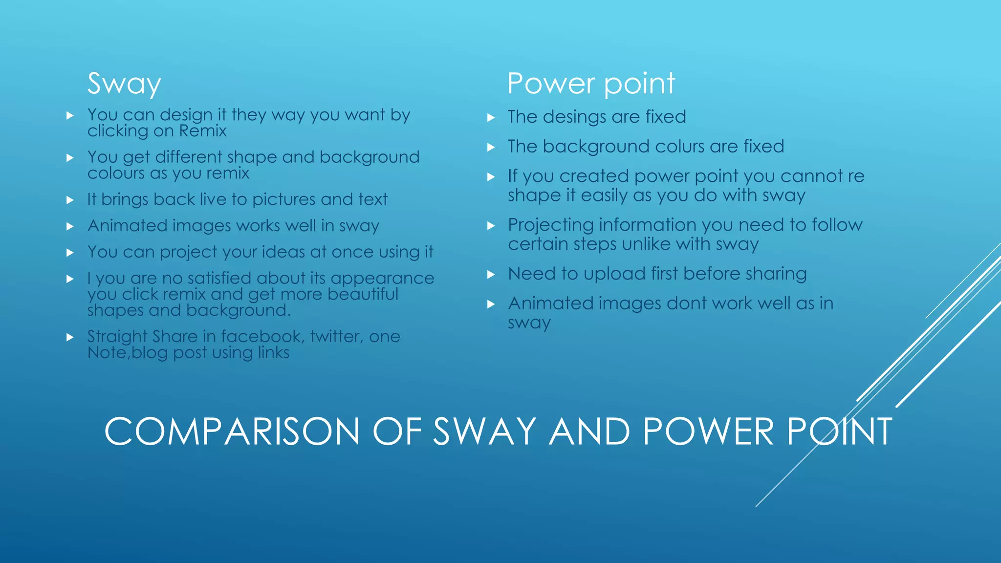 ‘How to use Microsoft Sway to teach, share and archive learning ...