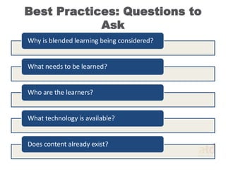 Blended Learning Models for Your Business Needs - ATD & Dubai Webinar ...