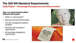 ISO Knowledge Management standard | PDF