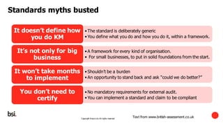 ISO Knowledge Management standard | PDF