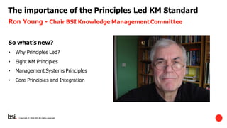 ISO Knowledge Management standard | PDF