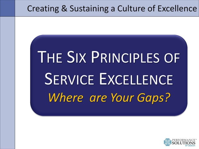 Creating a Culture of Service Excellence | PDF | Human Resources | Business