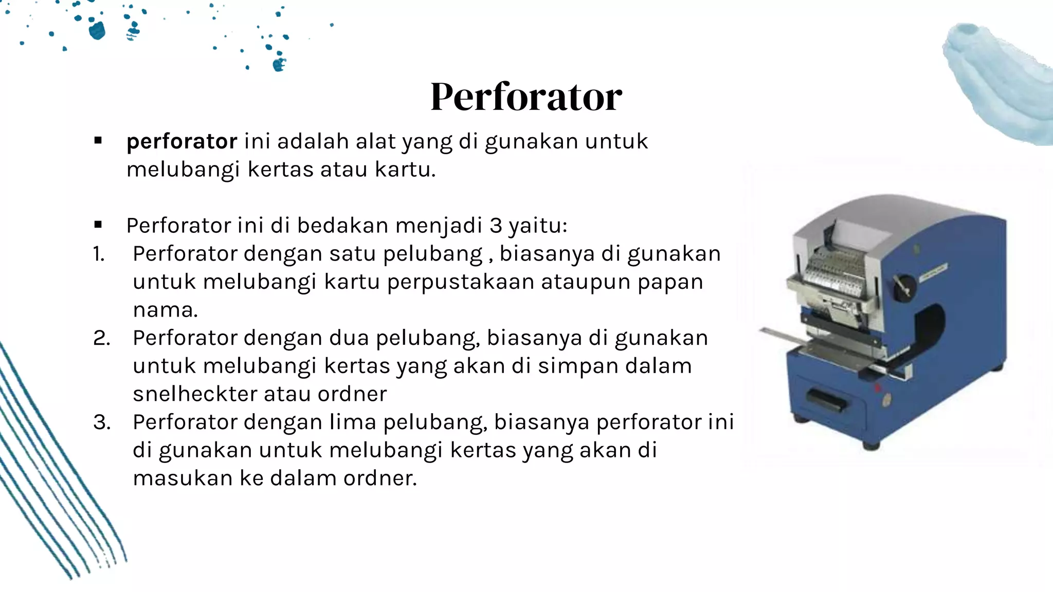 MACAM MESIN KANTOR - TEKNOLOGI PERKANTORAN | PPTX