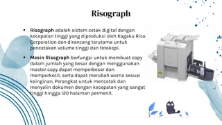 MACAM MESIN KANTOR - TEKNOLOGI PERKANTORAN | PPTX