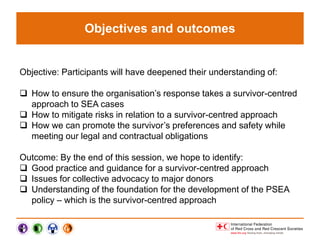 Webinar #PSEA survivor-centered approach | PPTX