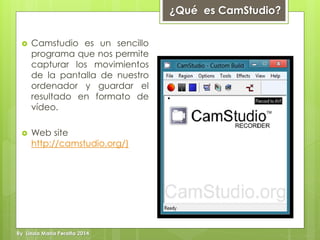 Tutorial básico del uso de CamStudio | PPTX