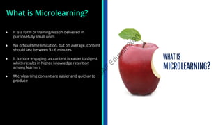 Create Engaging Online Lessons using Microlearning | PPT