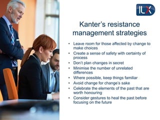 How to identify and manage resistance to change | PPTX
