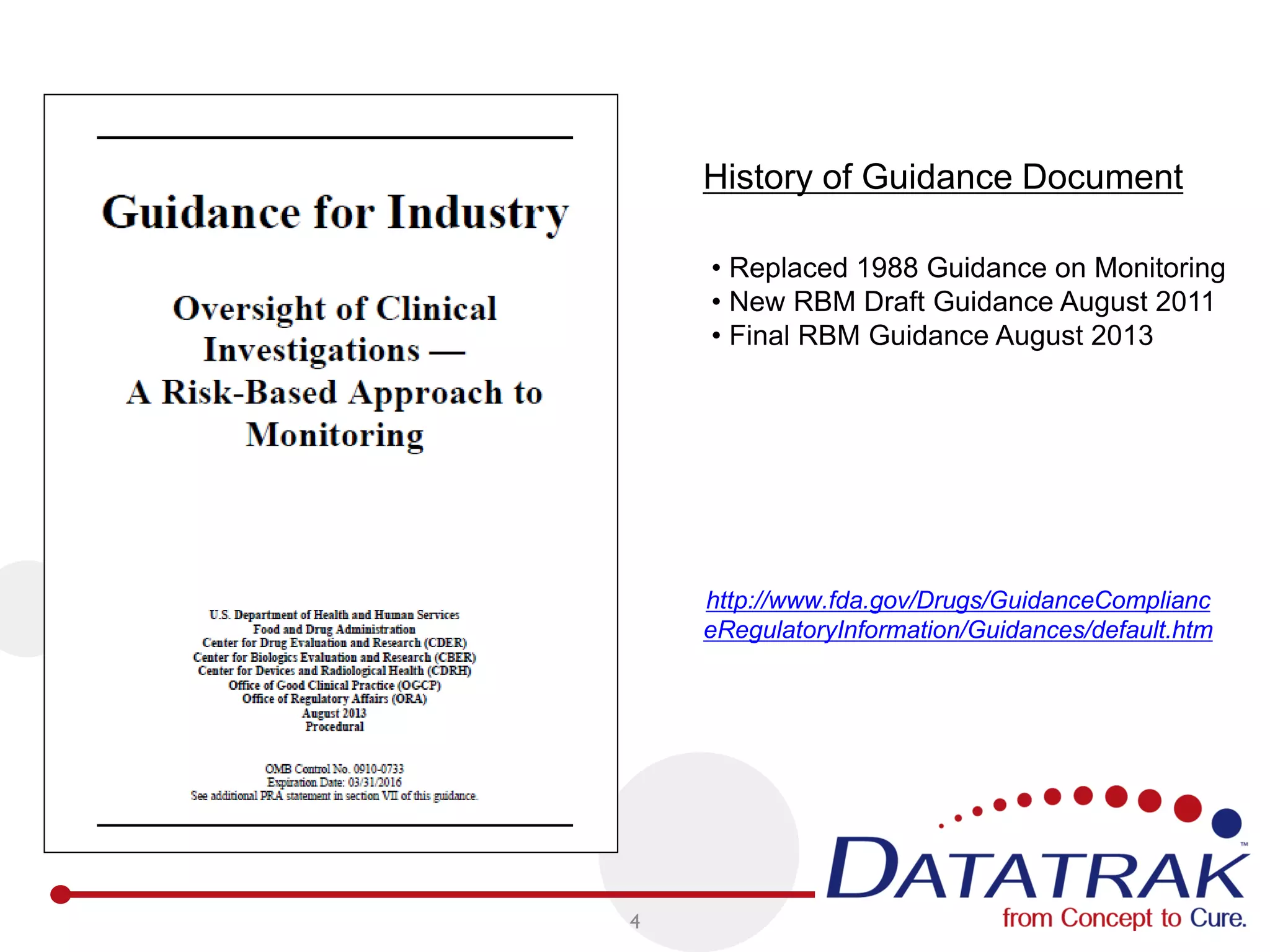 Risk Based Monitoring in Practice | PDF