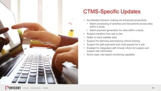 Risks & Rewards of Upgrading to the Latest Version of Siebel CTMS | PPT