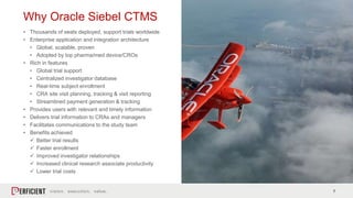 Risks & Rewards of Upgrading to the Latest Version of Siebel CTMS | PPT