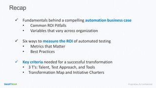 6 Ways to Measure the ROI of Automated Testing | PPTX