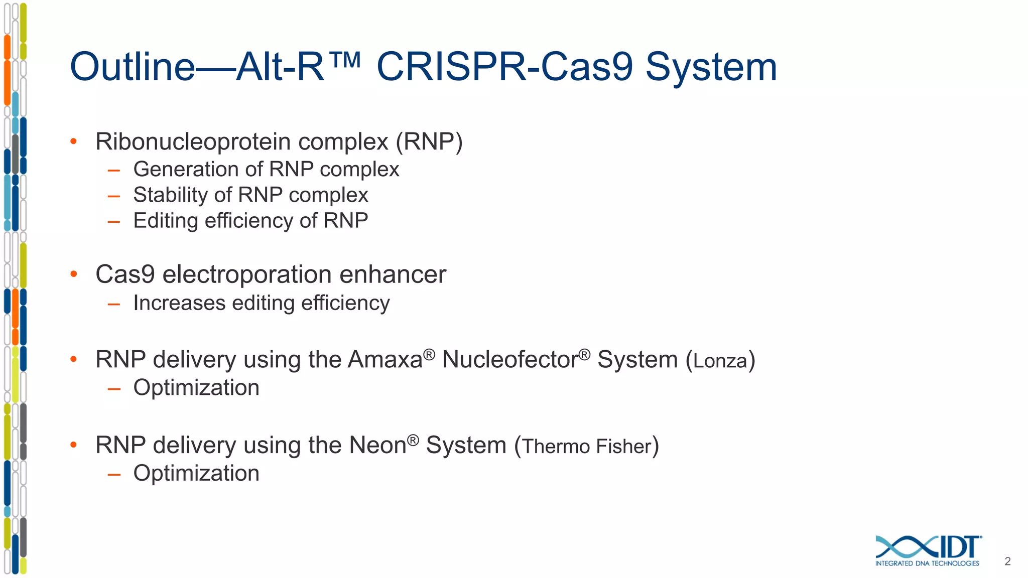 Ribonucleoprotein delivery of CRISPR-Cas9 reagents for increased gene ...