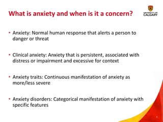 The roots of anxiety | PPTX