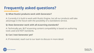 Webinar_ Rustici Generator public preview (clean).pptx
