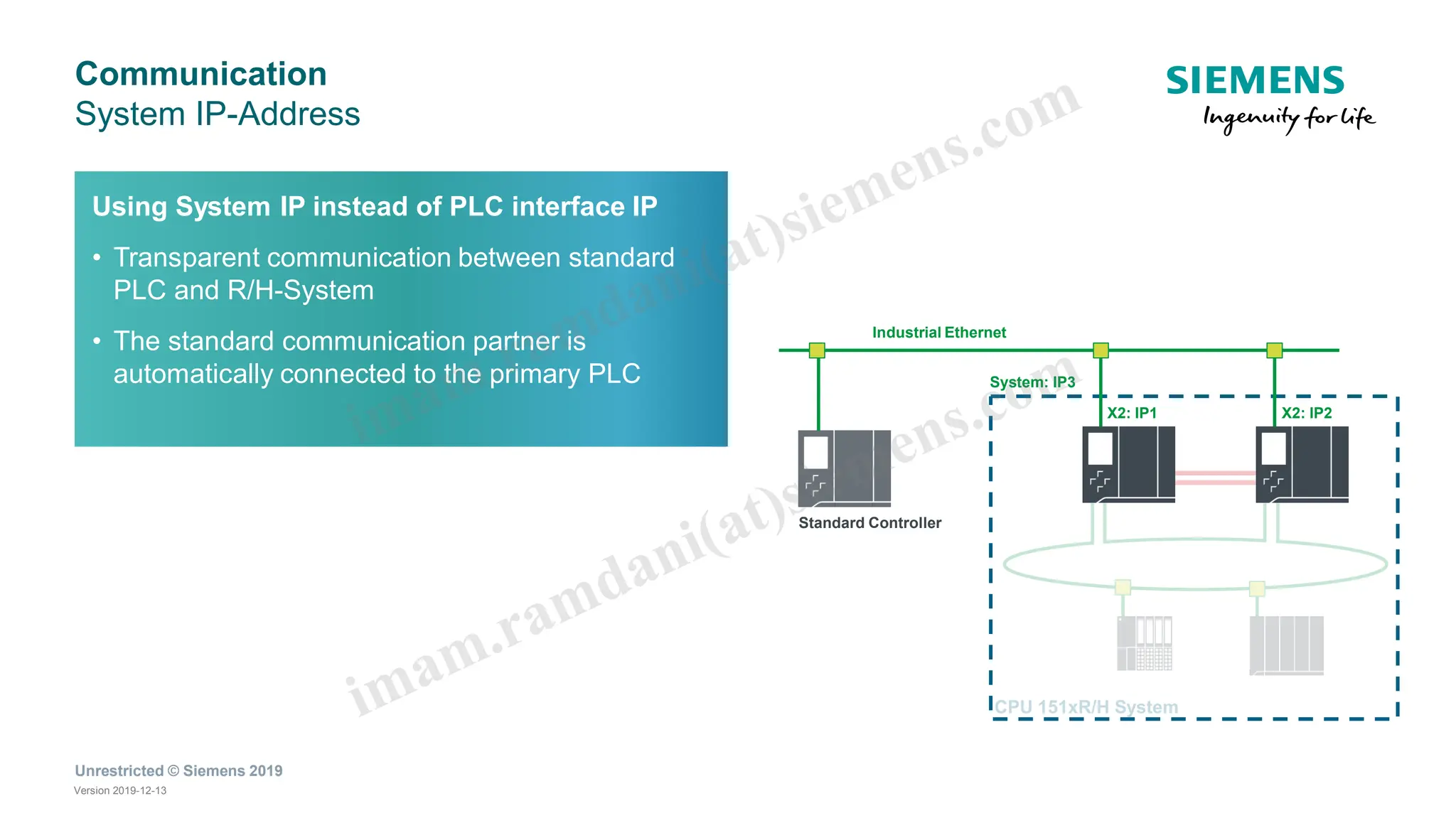 WEBINAR_S7-1500R-H Redundant Sistem PLC Siemens | PDF