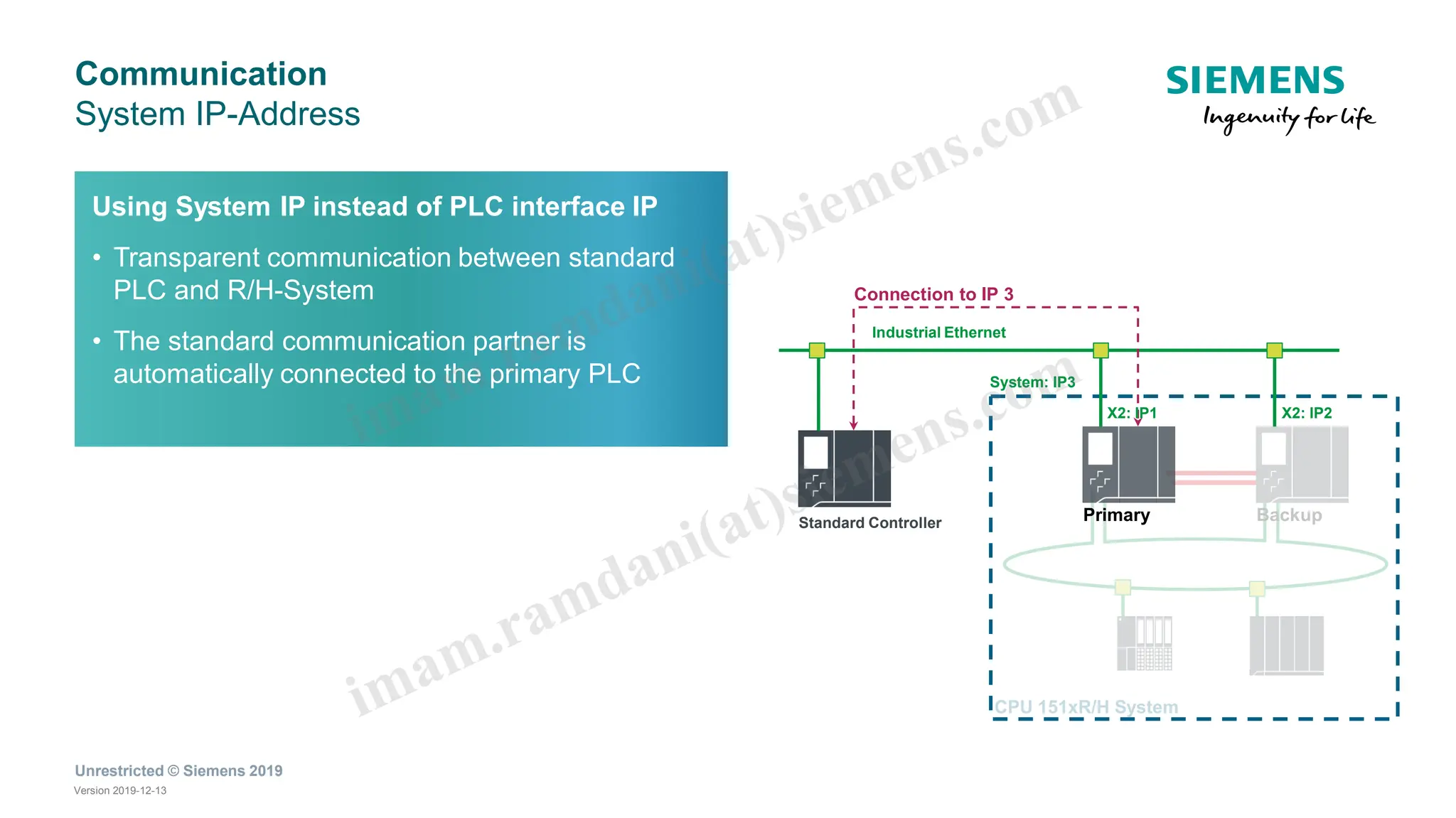 WEBINAR_S7-1500R-H Redundant Sistem PLC Siemens | PDF