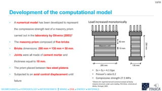 Modelling masonry structures using discrete element method | PPT