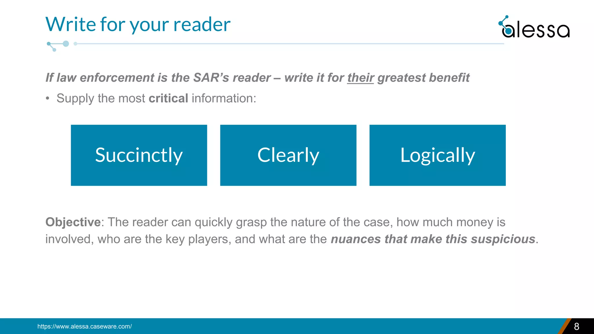 Writing Effective Suspicious Activity Reports (SARs): Start with WHY | PDF