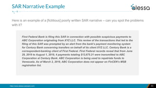 Writing Effective Suspicious Activity Reports (SARs): Start with WHY | PDF