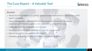 Writing Effective Suspicious Activity Reports (SARs): Start with WHY | PDF