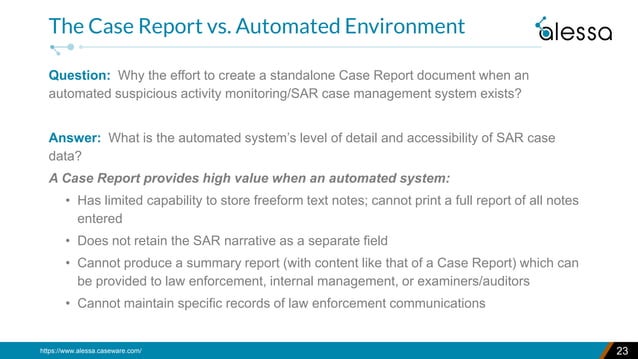 Writing Effective Suspicious Activity Reports (SARs): Start with WHY | PDF