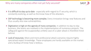 SAST Managed Services for SAP [Webinar] | PPT