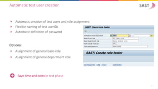 SAST Safe Go-Live Management for SAP authorizations [Webinar] | PPTX