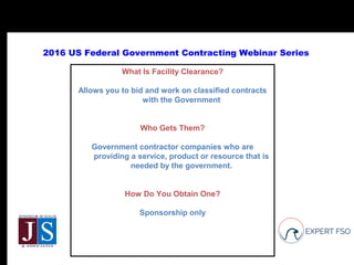 So You Have A Facility Clearance, Now What | PPT