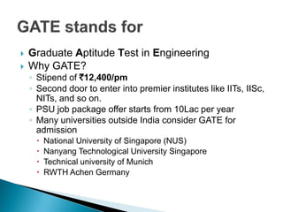 GATE - score maximiser slideshare | PPT