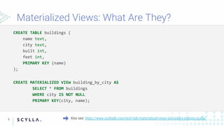 WEBINAR - Introducing Scylla Open Source 3.0: Materialized Views, Secondary Indexes, Filtering ...