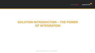 Webinar - ServiceNow and SolarWinds: Improving IT Operations Together ...