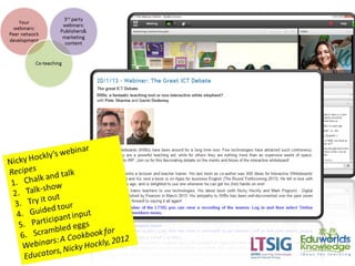 Webinars for teacher development | PPT